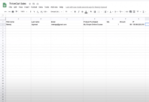 How to Integrate ThriveCart with Google Sheets | Step by Step