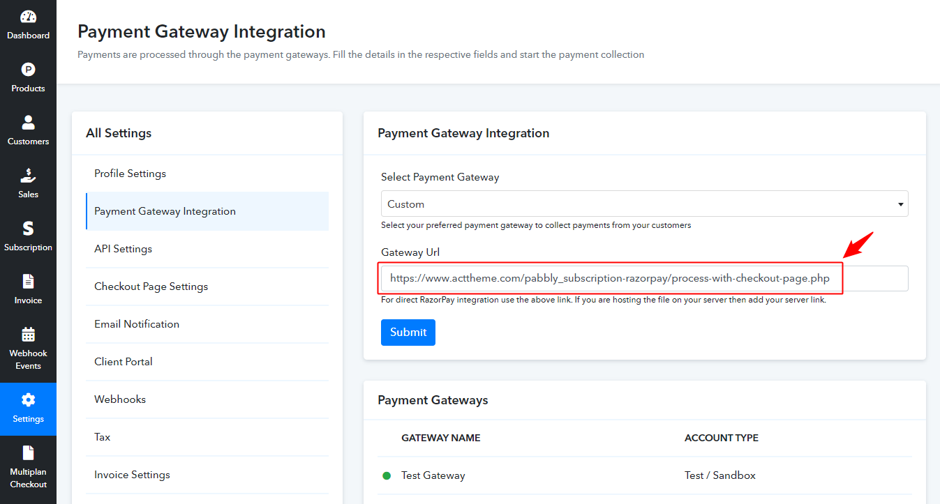 Custom Payment Gateway Integration Guide | Pabbly
