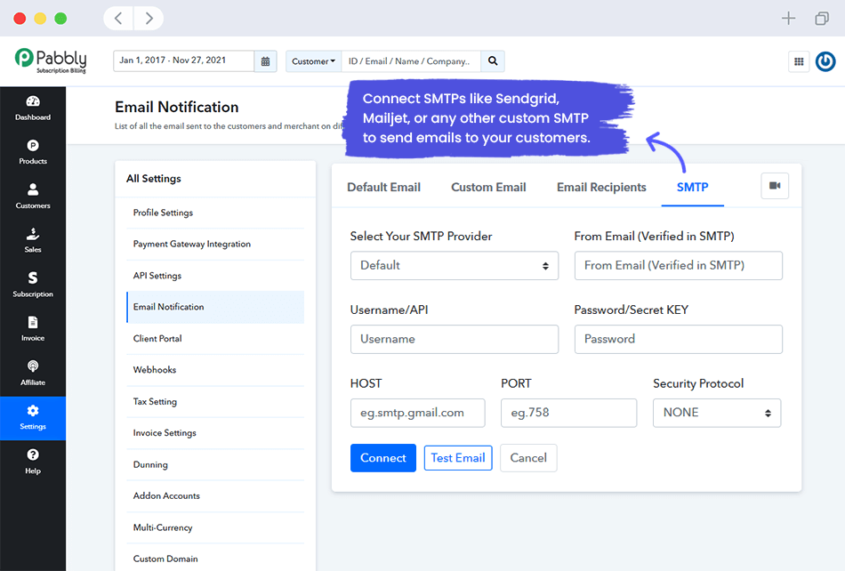 Pabbly Subscriptions - Subscription Billing & Management Software